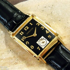 1948 Vintage HAMILTON PERRY, Stunning Black Dial, Serviced With ...