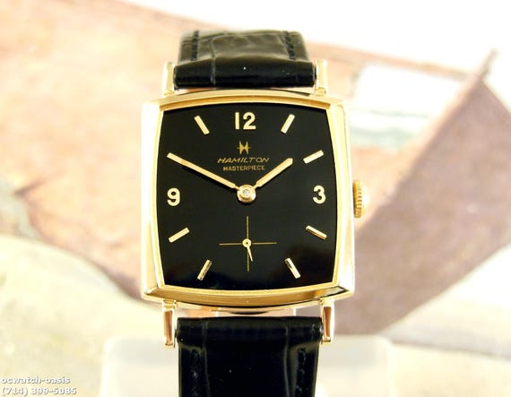 1960's Vintage HAMILTON Masterpiece, Stunning Black D… - Gem