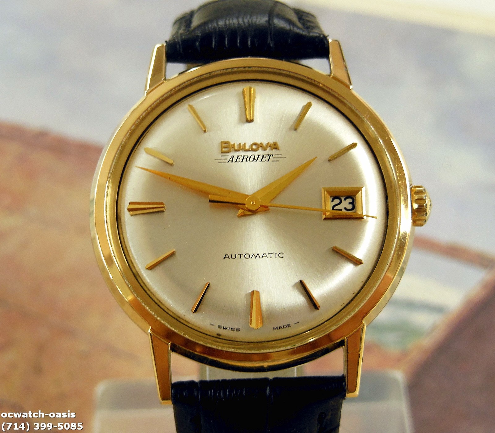 1966 Vintage BULOVA AEROJET Stunning SILVER Dial Serviced - Etsy