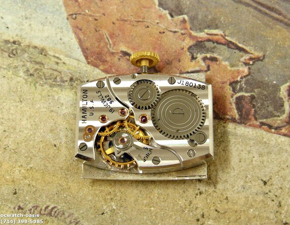 Vintage 1941 HAMILTON ROSS, Stunning BLUE Dial, Servi… - Gem