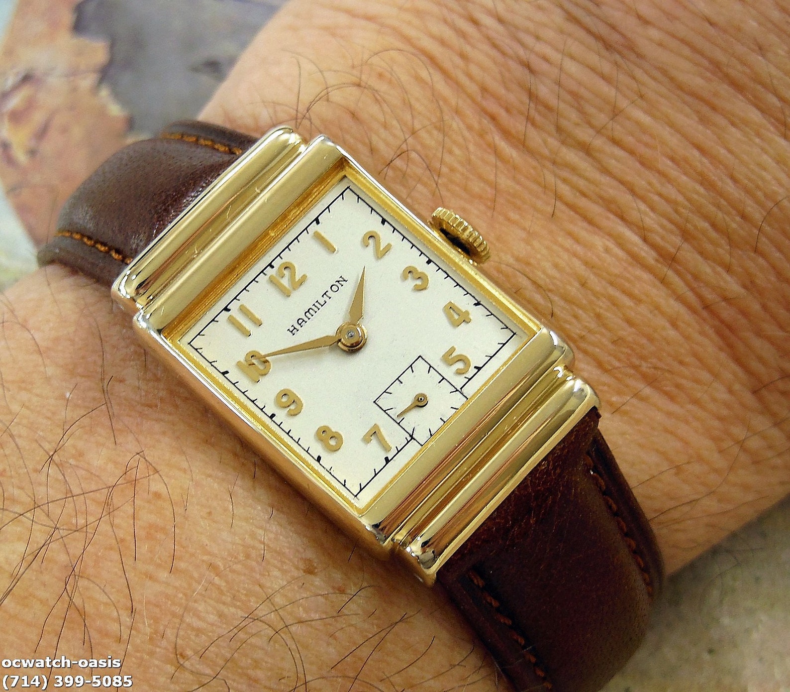 1949 Vintage HAMILTON HAYDEN Hooded Lugs Stunning Silver - Etsy