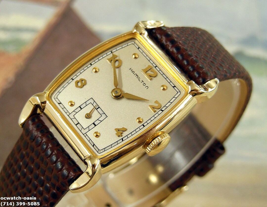 1951 Vintage HAMILTON Grover, Stunning Silver Dial, Serviced/warranty ...