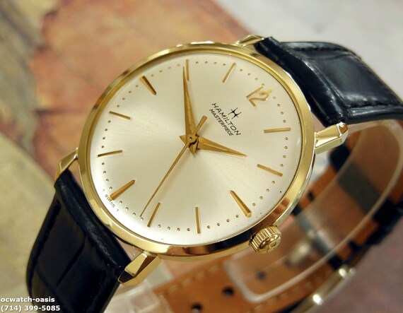 1960's Vintage HAMILTON Masterpiece, Stunning Silver … - Gem