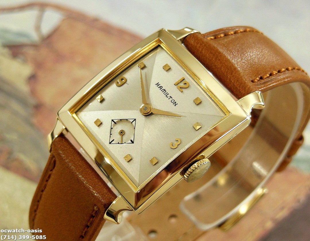 1954 Vintage HAMILTON BLAIR, Stunning 2 Tone Dial, Serviced & Warranty ...