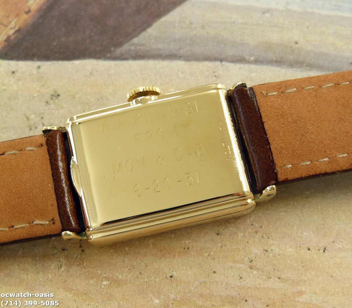 1949 Vintage HAMILTON HAYDEN Hooded Lugs Stunning Silver - Etsy