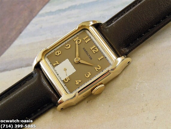 1950 Vintage HAMILTON LAMBERT, Stunning Brown Dial, S… - Gem
