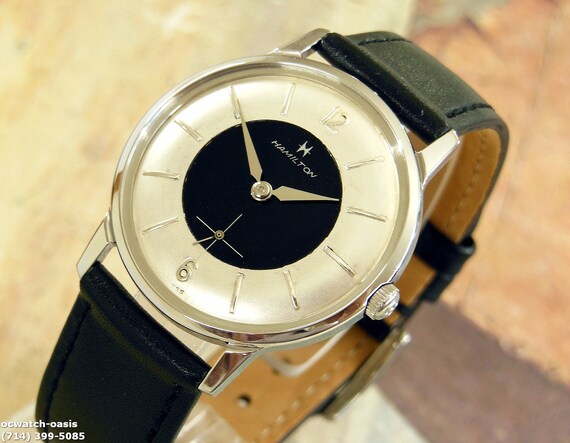 1960's Vintage HAMILTON Manual Wind, Stunning Silver/… - Gem