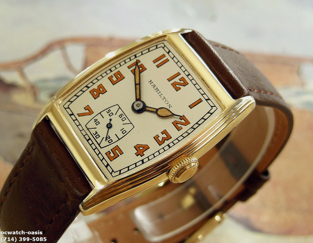 1932 Vintage HAMILTON Webster, Stunning Silver Dial, Serviced ...