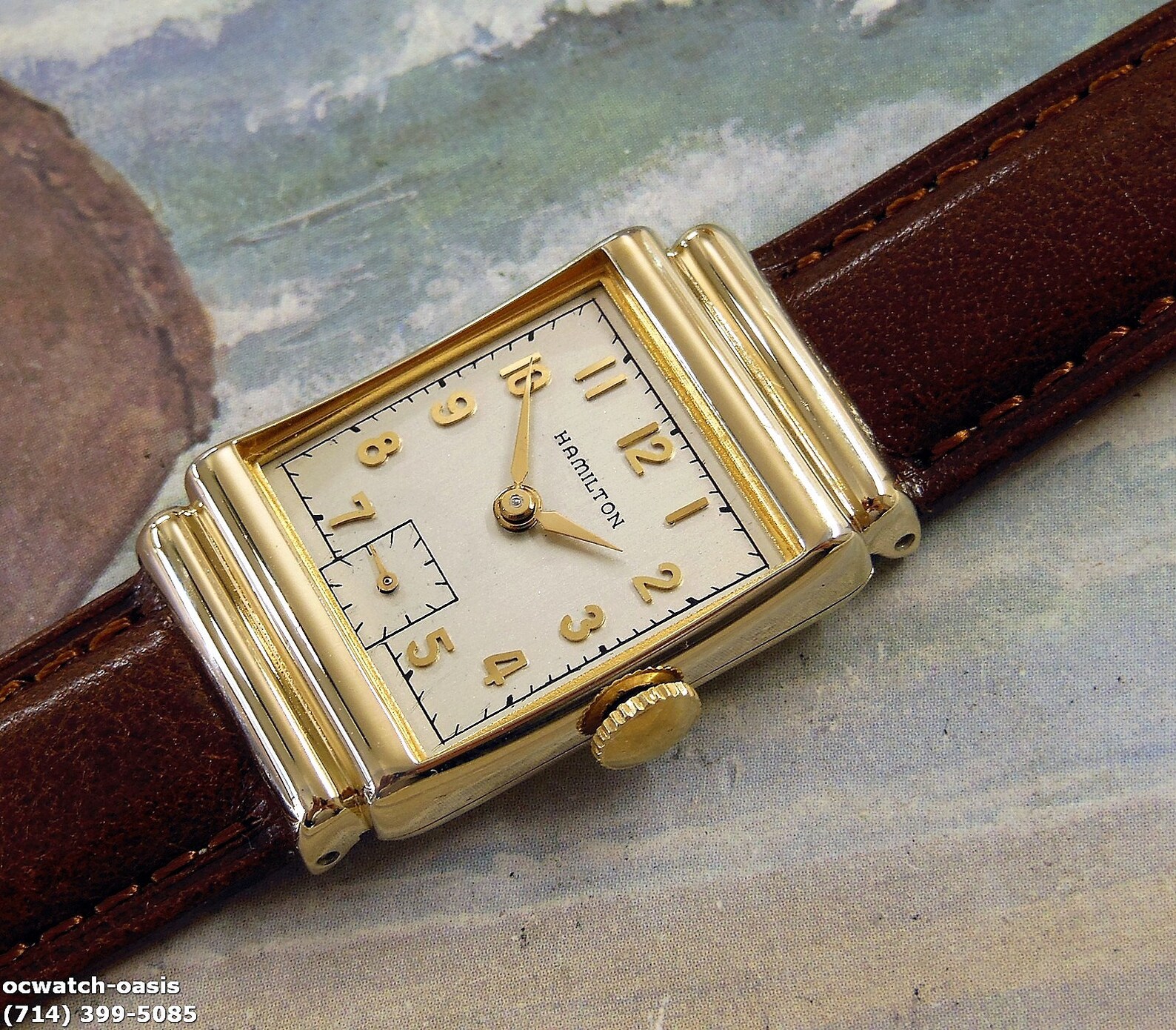 1949 Vintage HAMILTON HAYDEN Hooded Lugs Stunning Silver - Etsy