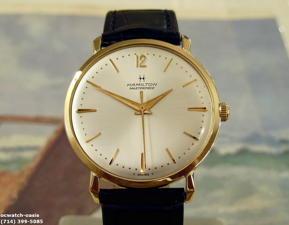 1960's Vintage HAMILTON Masterpiece, Stunning Silver … - Gem