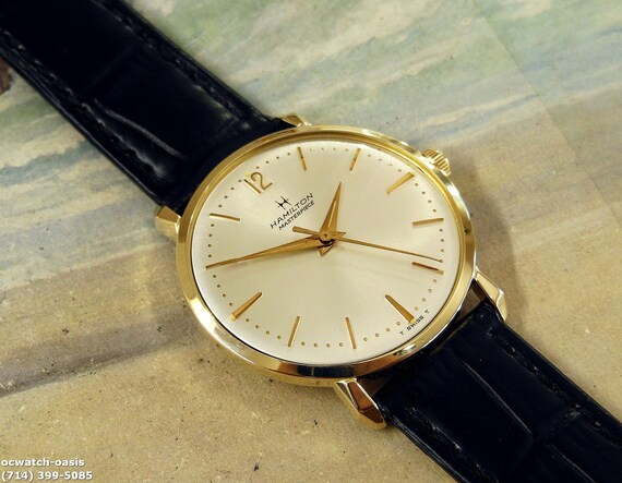 1960's Vintage HAMILTON Masterpiece, Stunning Silver … - Gem