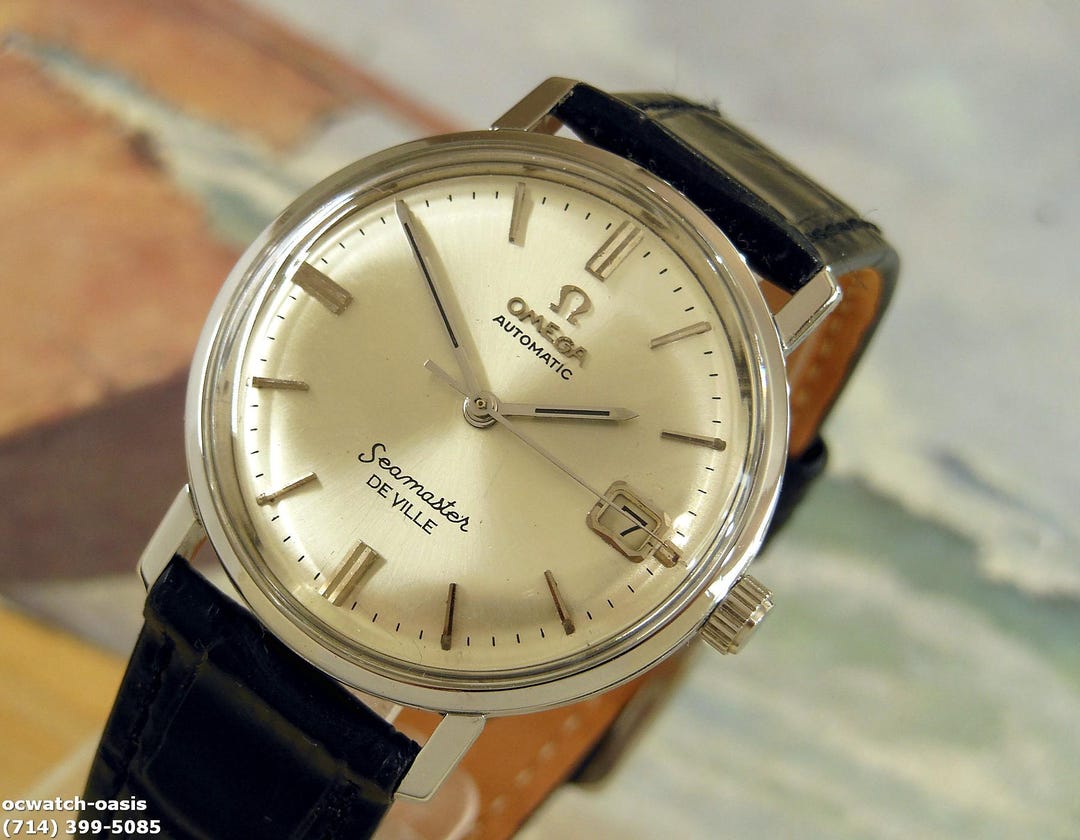 Vintage 1966 OMEGA Seamaster DE VILLE Automatic, Stainless Steel ...
