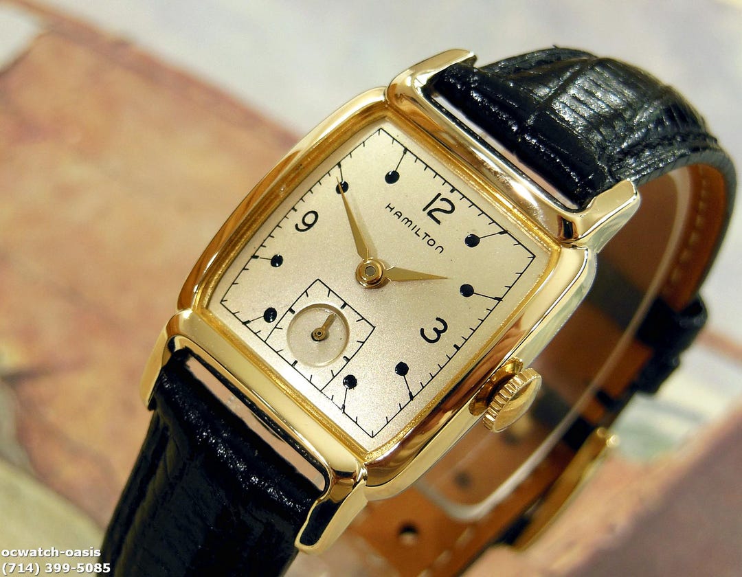 1954 Vintage HAMILTON WARD, Stunning SILVER Dial, Serviced & Warranty ...