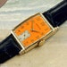1941 Vintage HAMILTON MYRON Stunning Orange Dial Serviced1 - Etsy