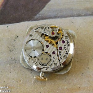 1950'S Vintage HAMILTON RUSSELL, Stunning Silver Dial, Serviced With ...
