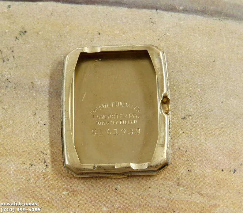 1941 Vintage HAMILTON MYRON Stunning Orange Dial Serviced1 - Etsy