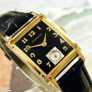 1948 Vintage HAMILTON PERRY, Stunning Black Dial, Serviced With ...