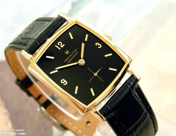 1960's Vintage HAMILTON Masterpiece, Stunning Black D… - Gem