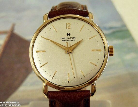 1950's Vintage HAMILTON Masterpiece, Stunning Silver … - Gem