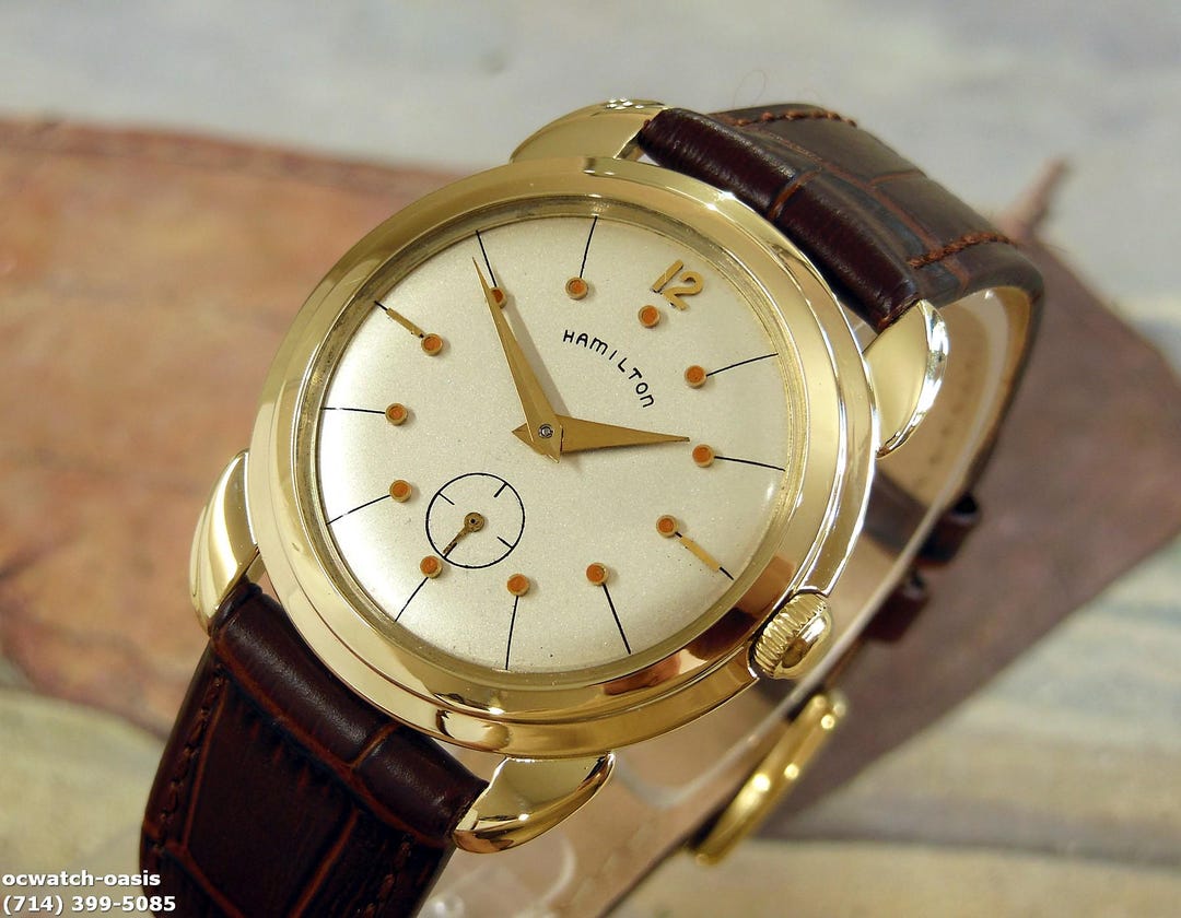 1950's Vintage HAMILTON Grenadier II, Stunning Silver Dial, Serviced ...