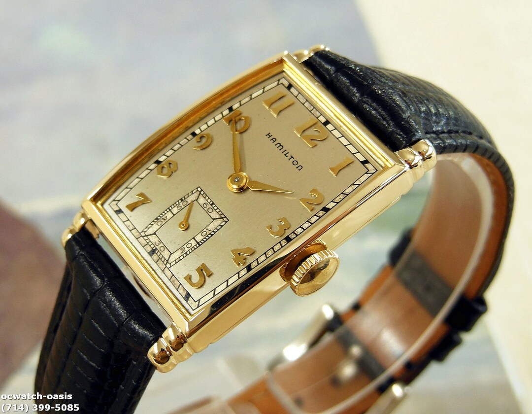 1949 Vintage HAMILTON MYRON, Stunning Silver Dial, Serviced,1 Year ...