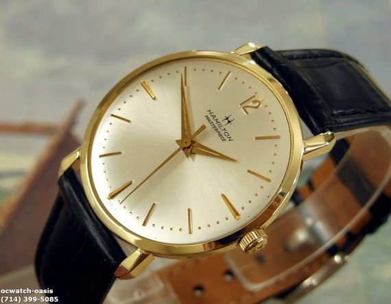 1960's Vintage HAMILTON Masterpiece, Stunning Silver … - Gem