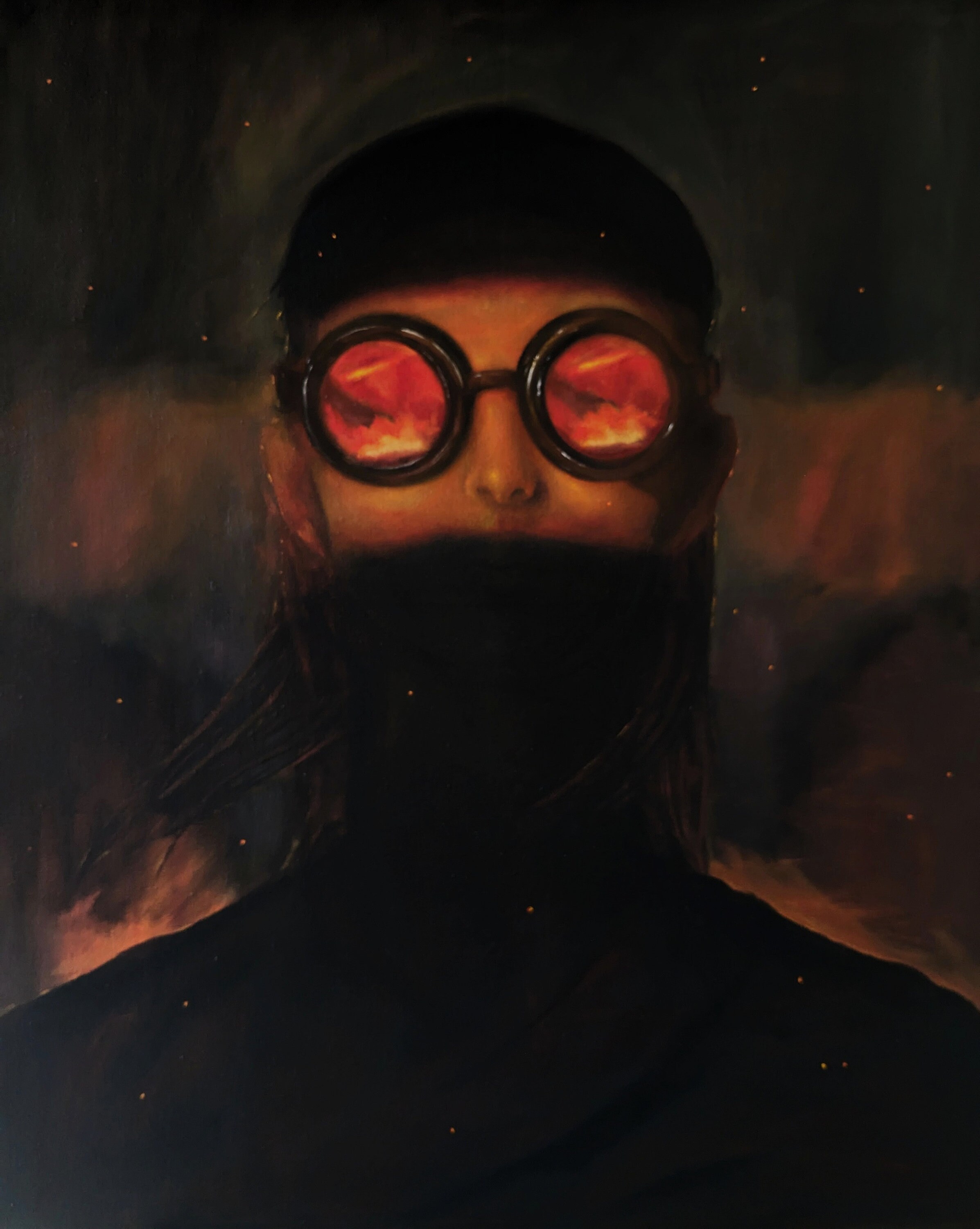 Astral Abyss Original Oil Painting on Canvas 73 X 60 Cm. - Etsy