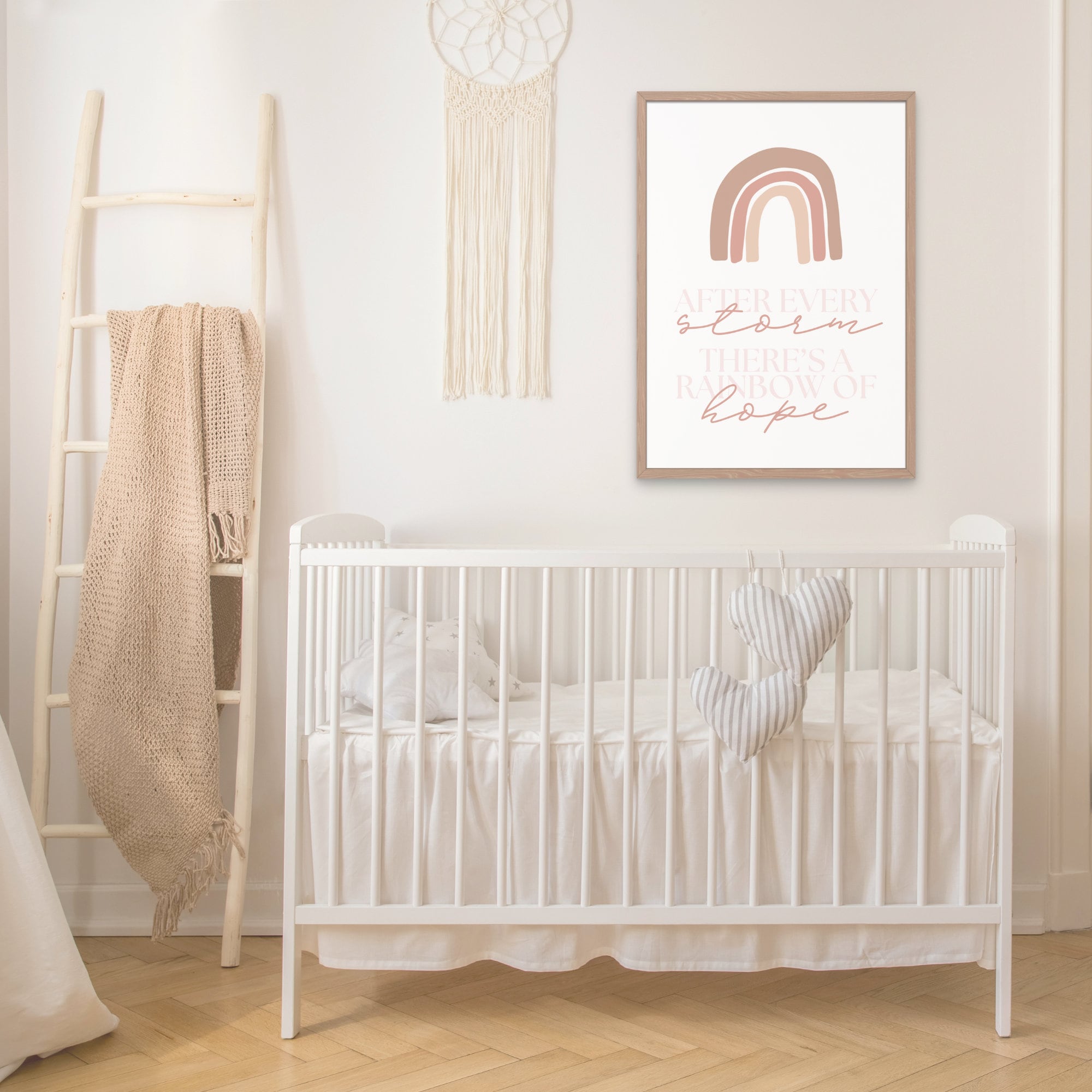 Boho Rainbow Nursery | After Every Storm There's a Rainbow of Hope ...