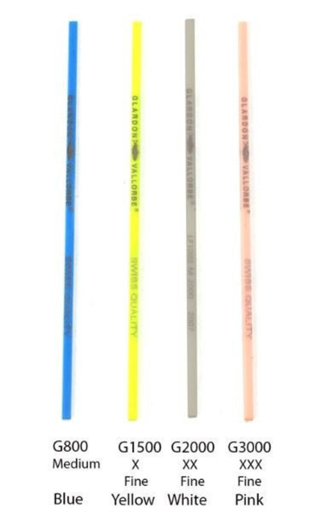 GLARDON VALLORBE CERAMIC Fiber Files Pillar 2mm X 1mm Polishing ...