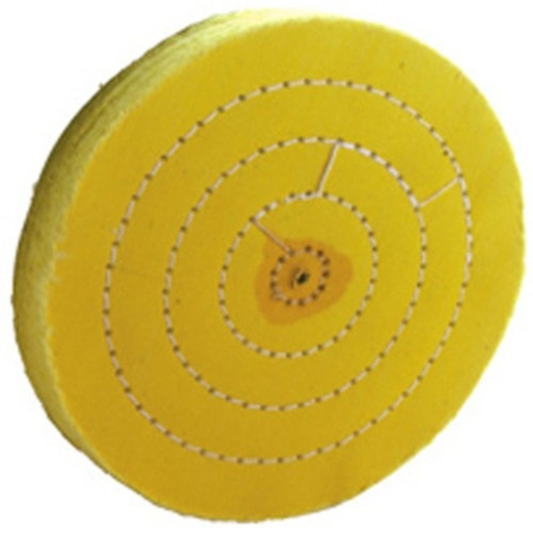 6" TREATED POLISHING Yellow Buff Wheel for Jewelers Gold and Silver - Etsy