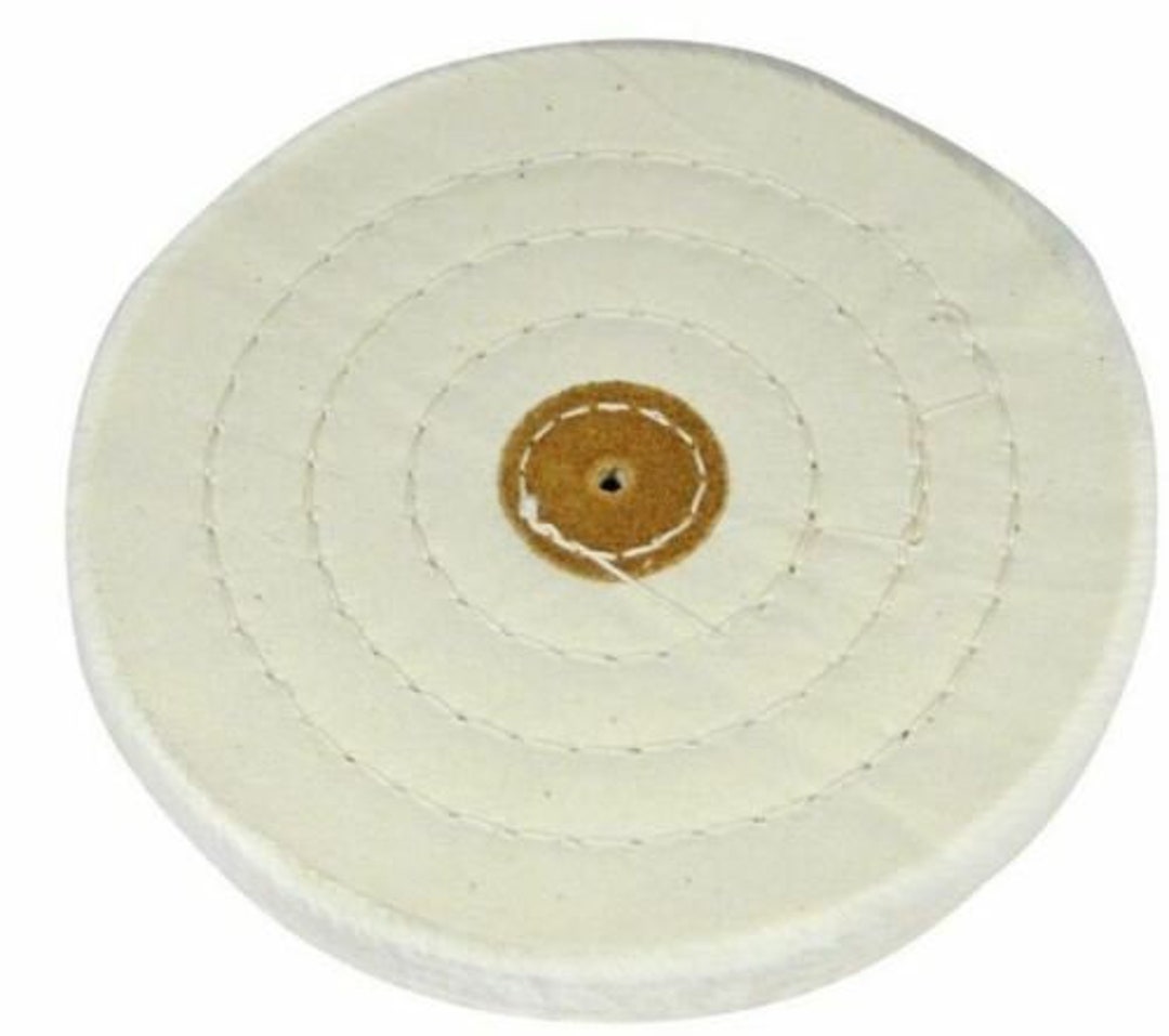 6" POLISHING WHITE MUSLIN Buff Wheel for Jewelers Bench Grinder Lathe ...