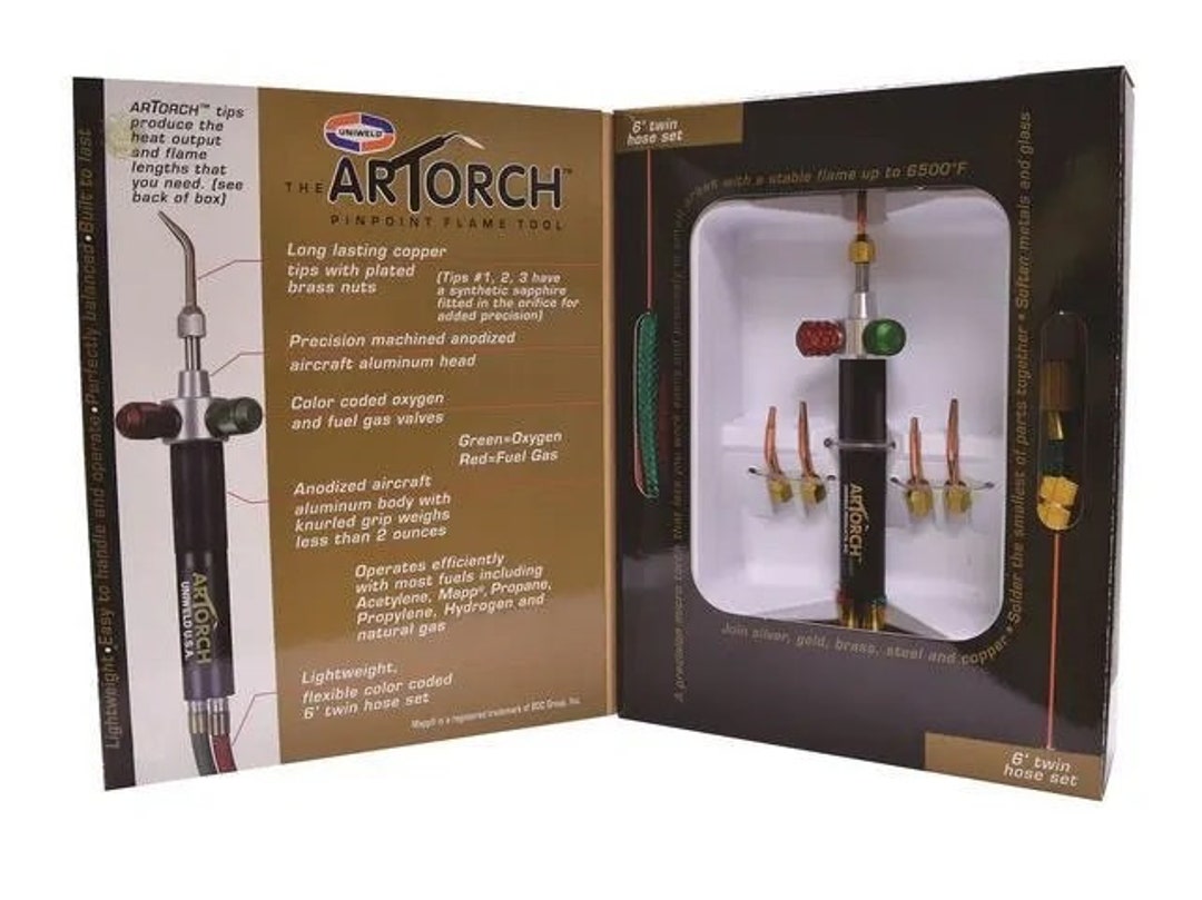 UNIWELD ARTORCH LITTLE Torch Pinpoint Flame for Propane Oxygen Art ...