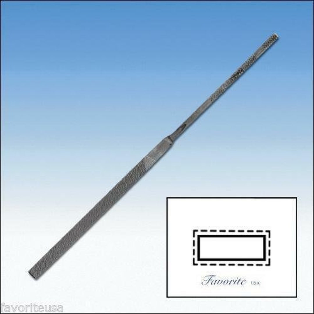 GLARDON-VALLORBE SWISS Needle File Equal Pillar-14cm-5-1/2" Cuts #00-0 ...