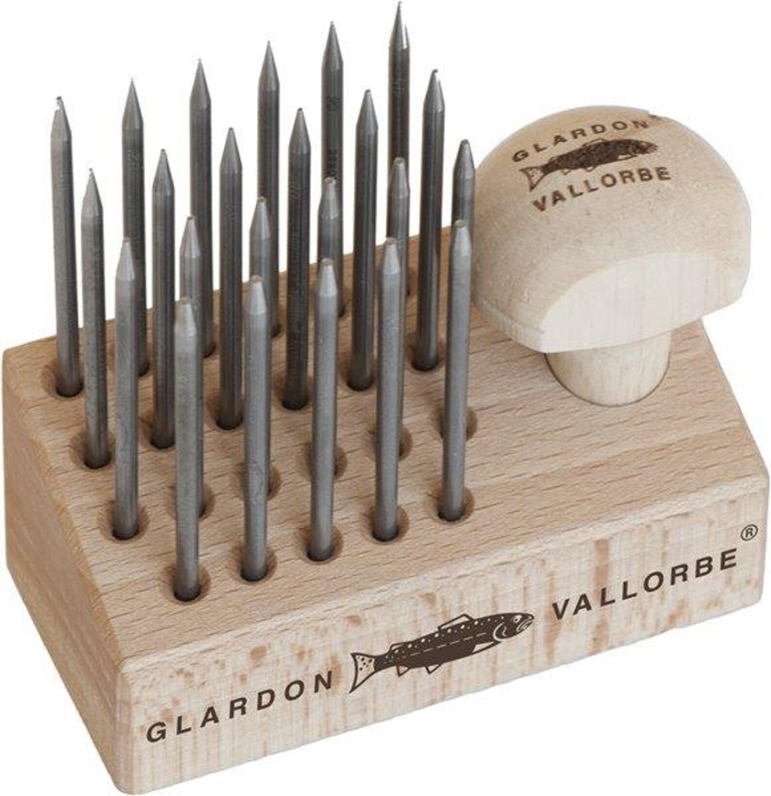 GLARDON-VALLORBE SWISS Diamond Setting Beading Tools Set of 23 Jewelry ...