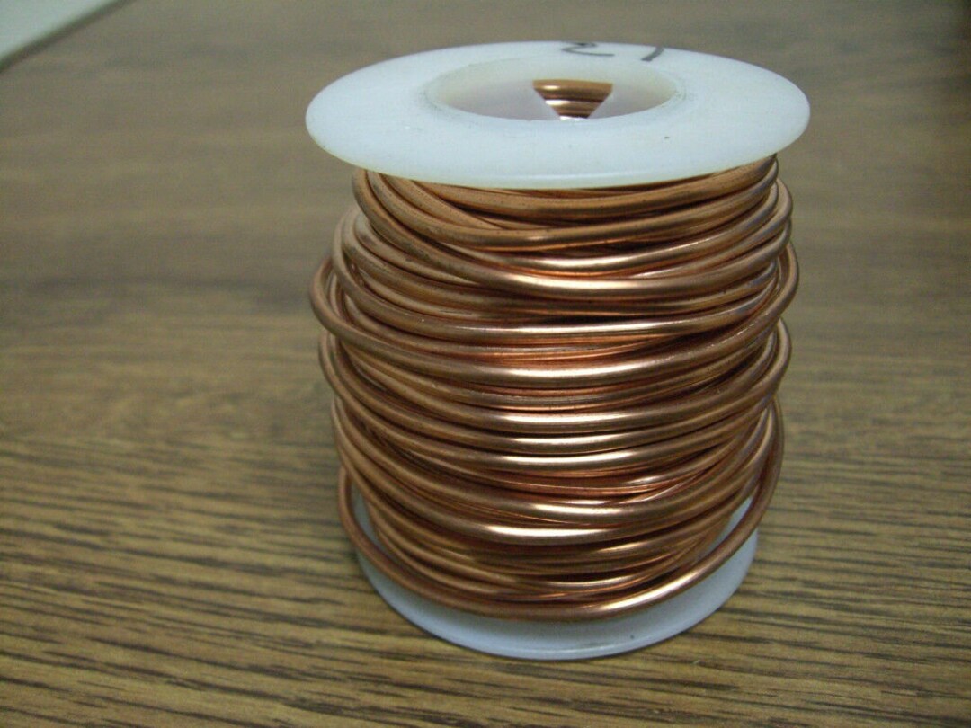 COPPER WIRE SOLID Pure on Spool 12 Gauge 1 Lb - Etsy