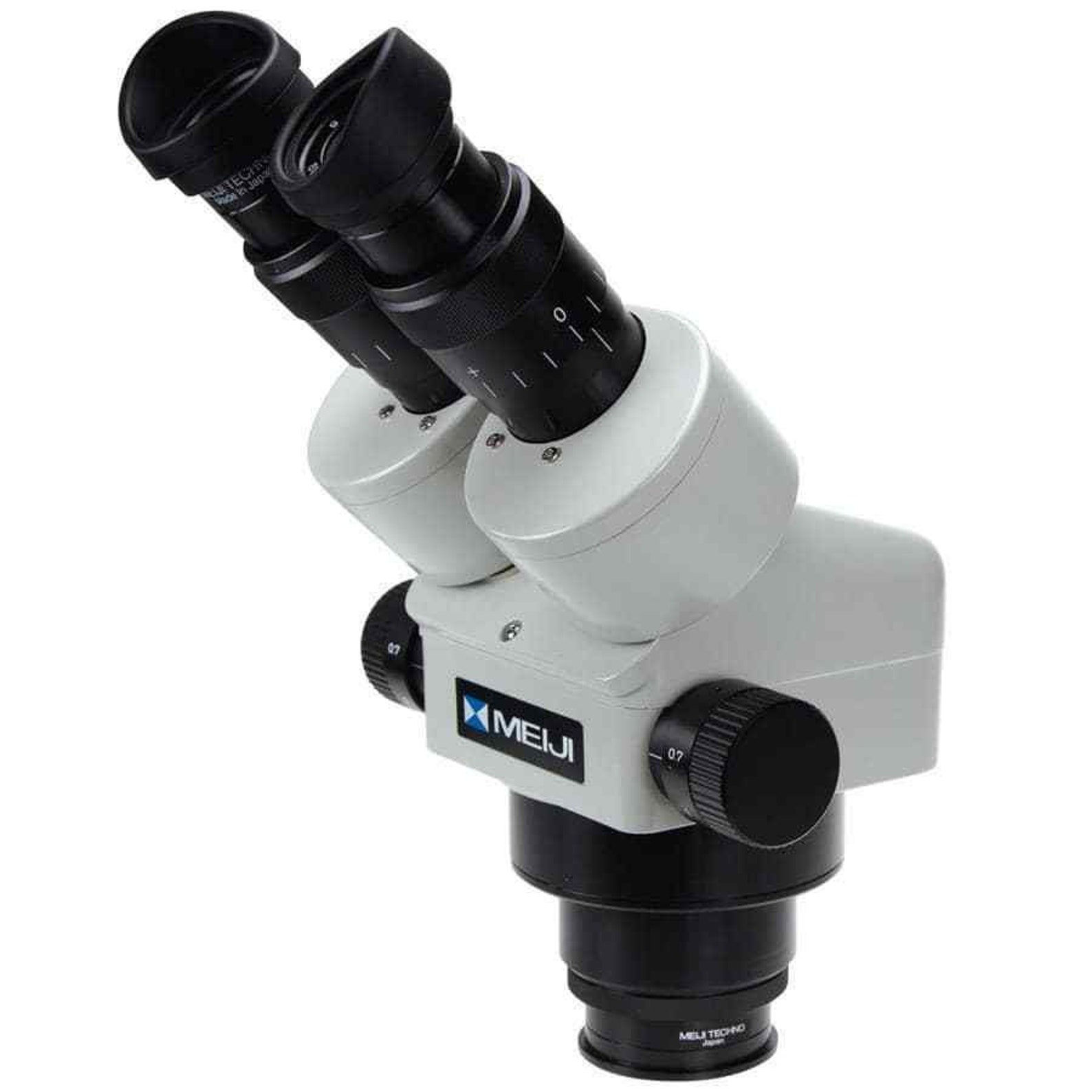 MEIJI EMZ-5 MICROSCOPE Complete Set W/ Grs Acrobat Stand 003-630 & Led ...