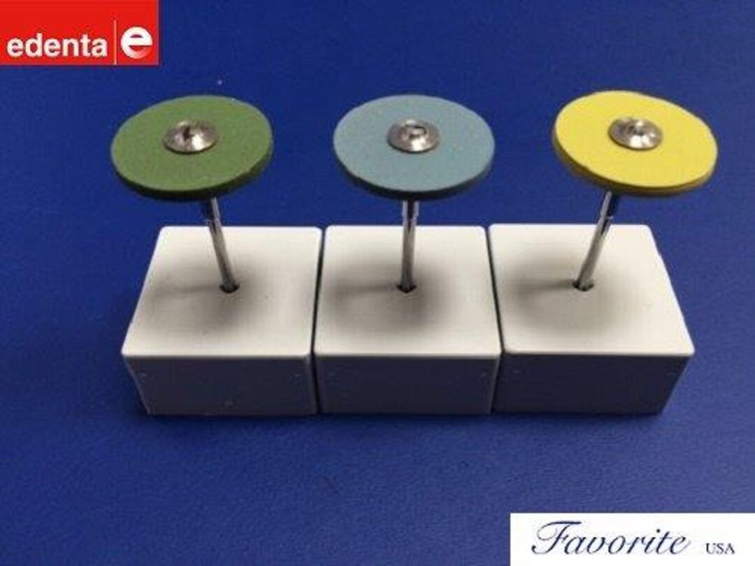 EDENTA CERAGLOSS™ Diamond 1" Diameter Silicone Rubber Wheels for ...