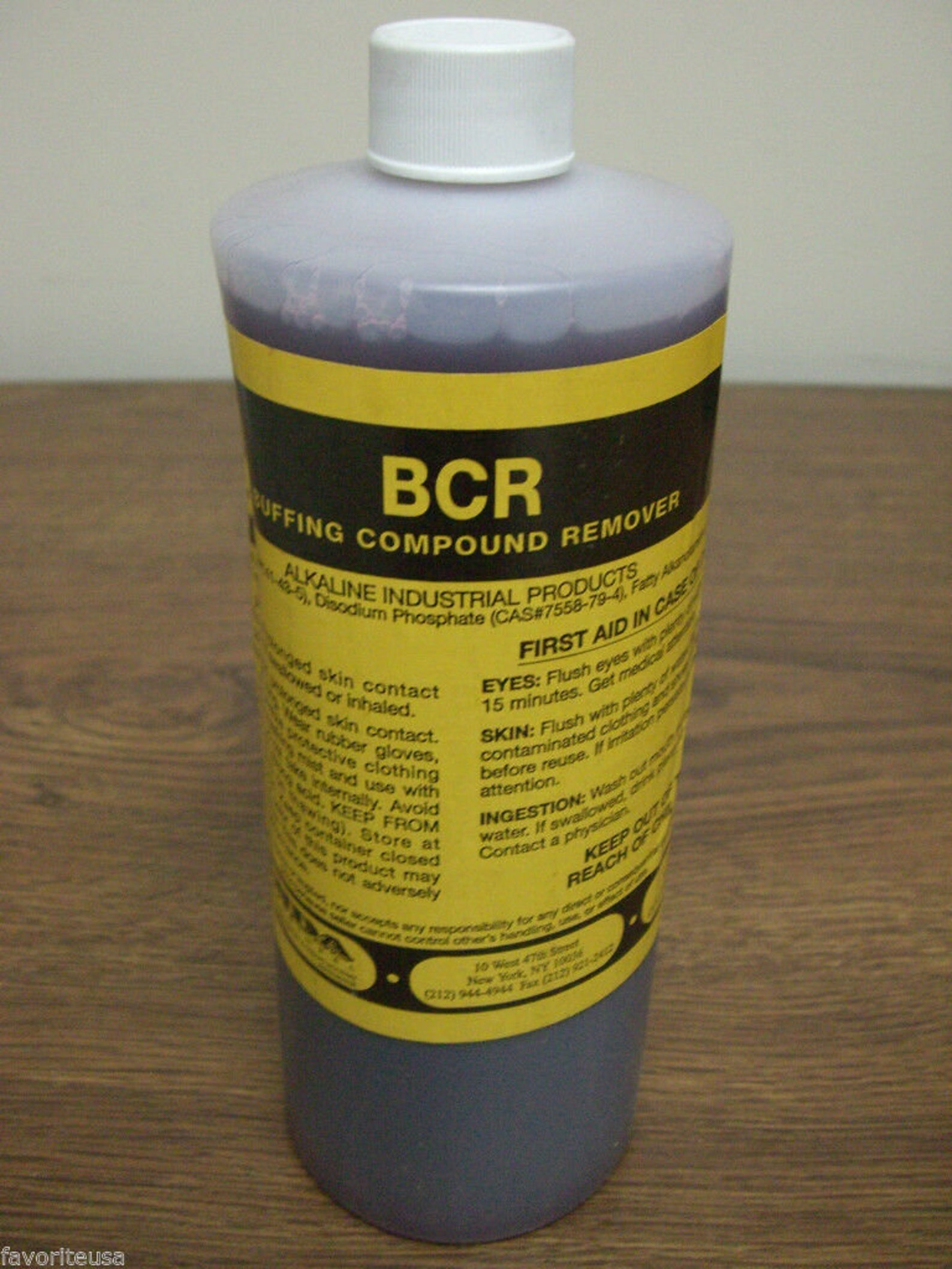 BCR OAKITE Ultrasonic Cleaning Liquid Solution Compound Remover 1 Pint ...