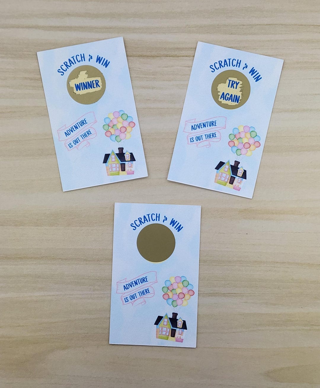 PRINTED 24 Adventure is Out There Scratch off Card Game, Scratch off ...