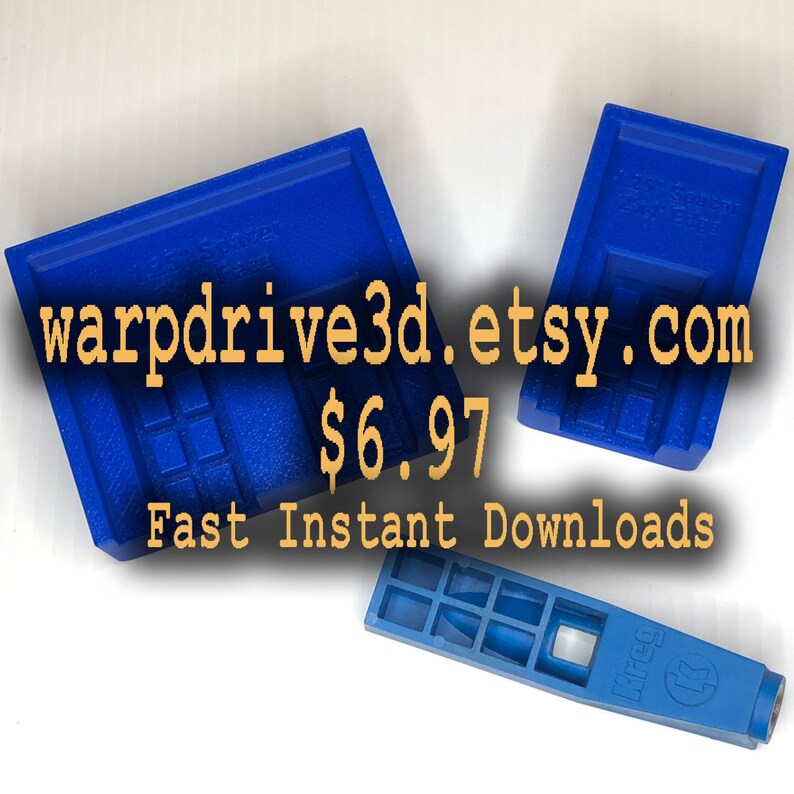 Spacer Set for Kreg MKJ Mini Pocket Hole Jig, Use With 2" X 4" Boards ...