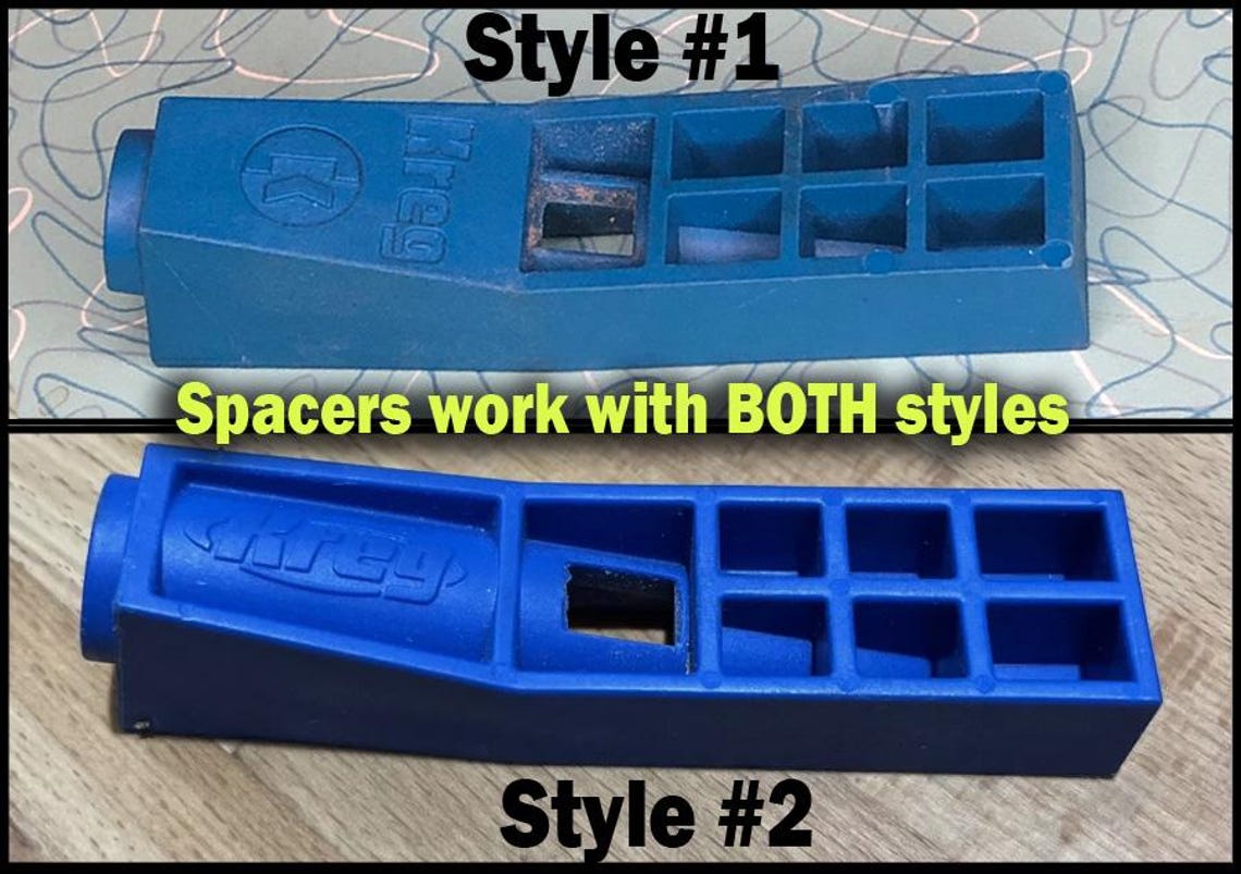 Spacer Set for Kreg MKJ Mini Pocket Hole Jig, Use With 2" X 4" Boards ...