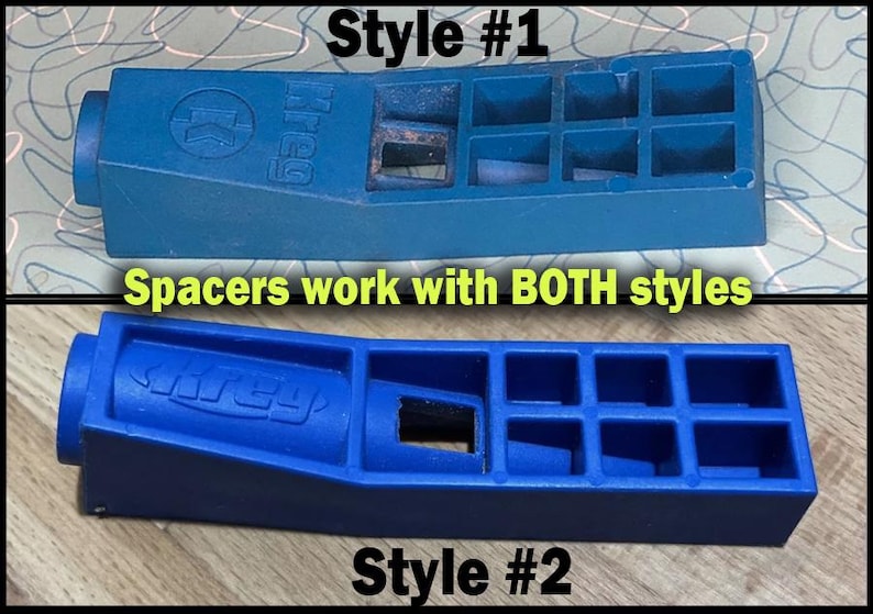 Spacer Set for Kreg MKJ Mini Pocket Hole Jig, Use With 2" X 4" Boards ...