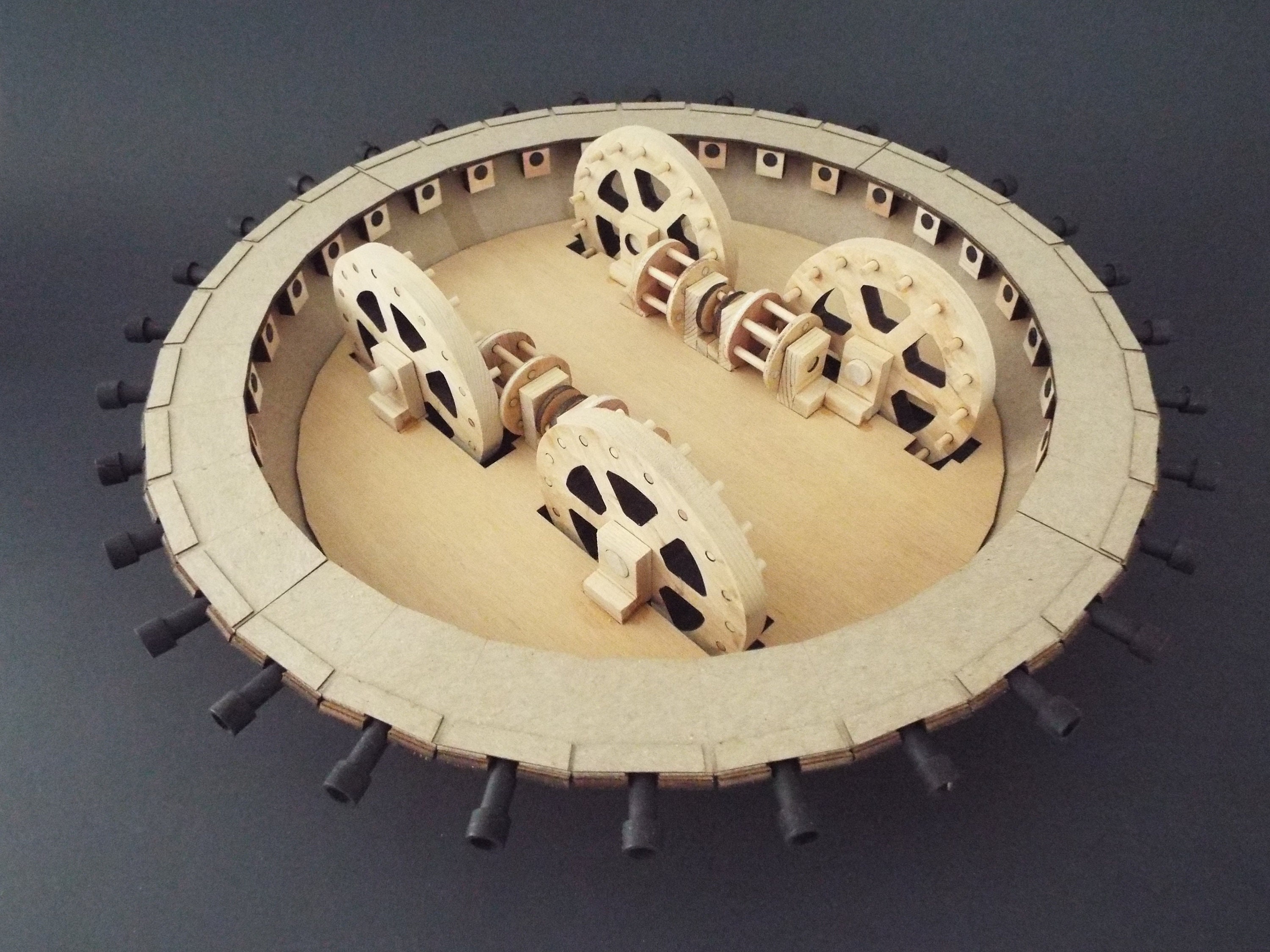 Leonardo Da Vinci Tank Model Display Kit Museum Collectible Vintage ...