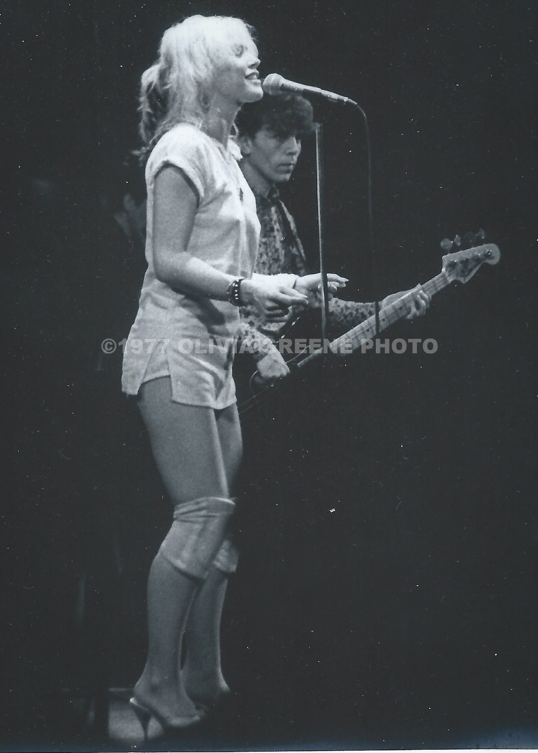 Debbie Harry and Nigel Harrison of Blondie NYC 1977 - Etsy