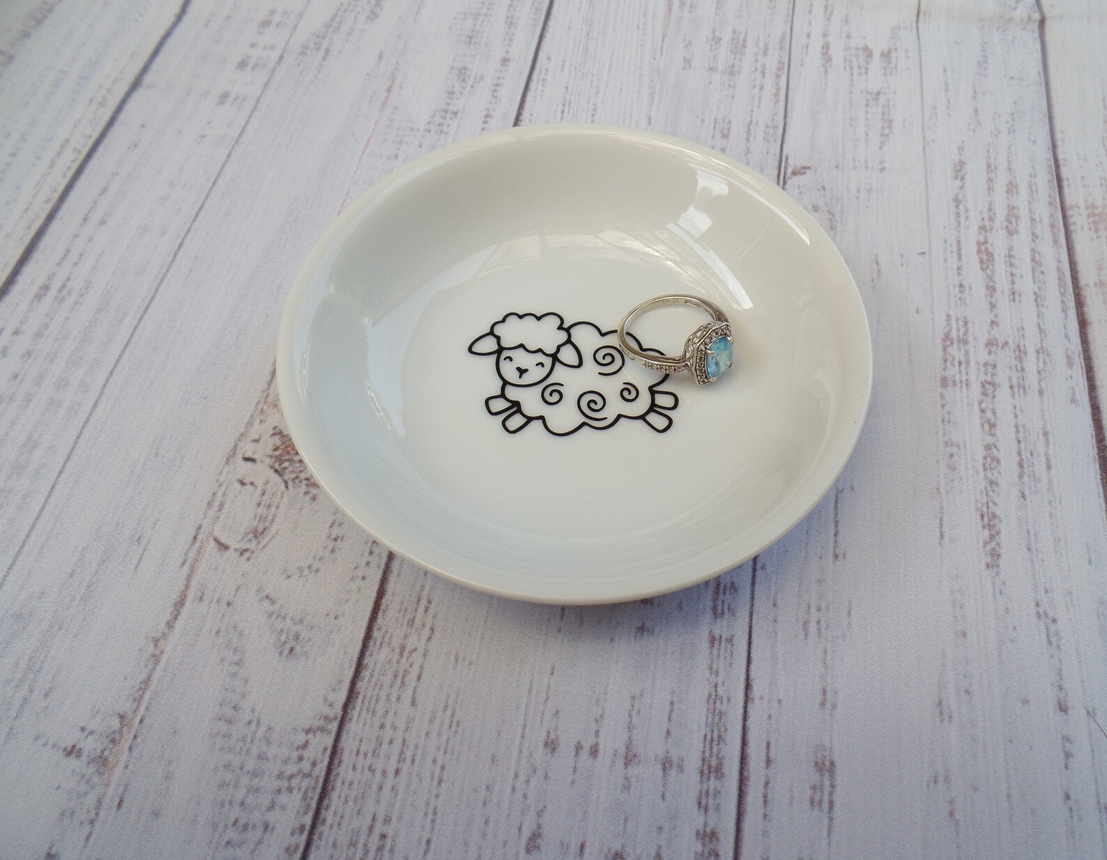 Sheep Ring Dish | Little Lamb Ring Dish - Etsy
