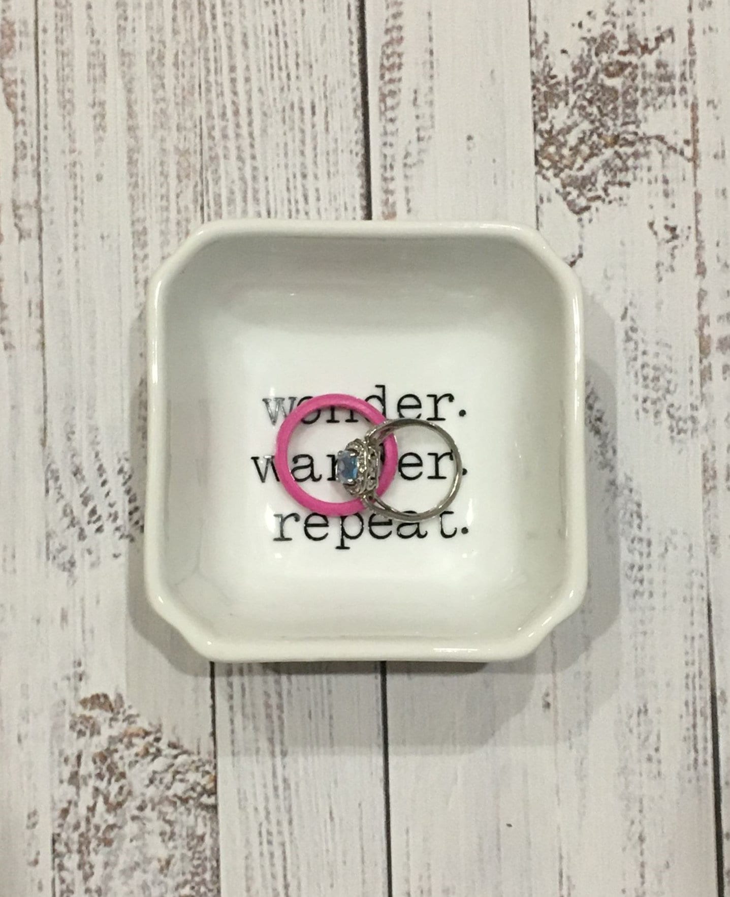 Wonder. Wander. Repeat. Ring Dish | Wanderer Ring Dish - Etsy