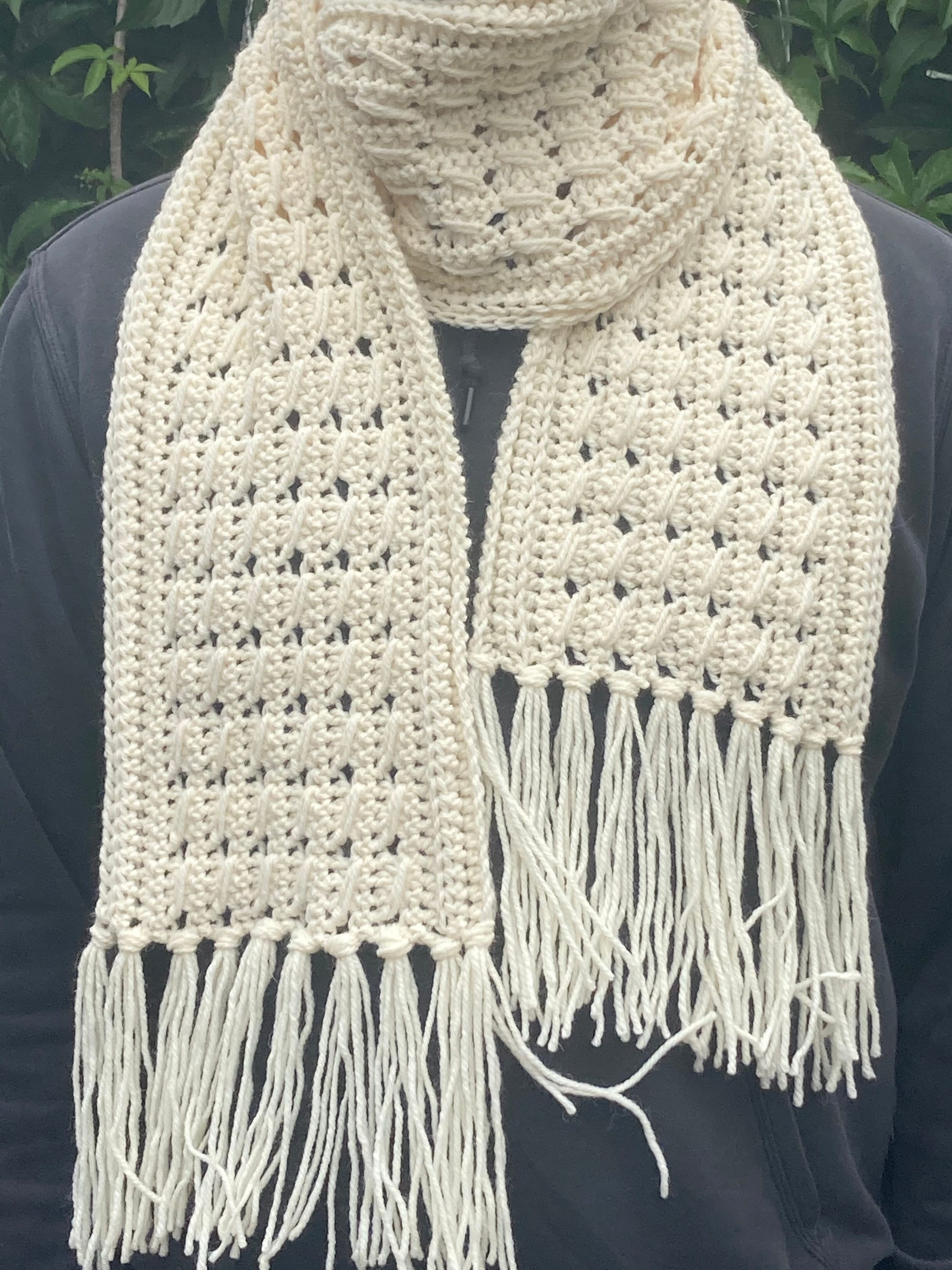 PDF DIGITAL DOWNLOAD Crochet Pattern - Tempest Wave Scarf. Ladies ...