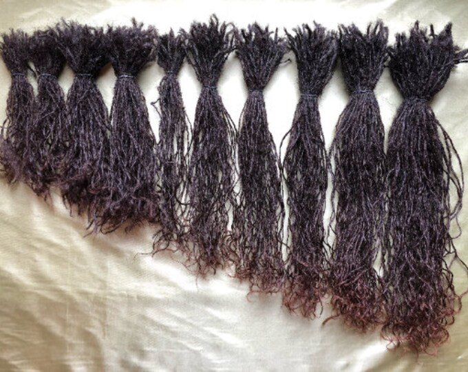 100% Human Hair Micro Dreadlock Extensions (donated) 9 to 19 Inches ...