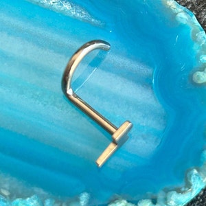 Lightning Bolt Nose Stud Hook Threadless Novelty Piercing Titanium ...