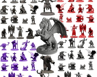 Dungeons and Dragons Figures - Etsy